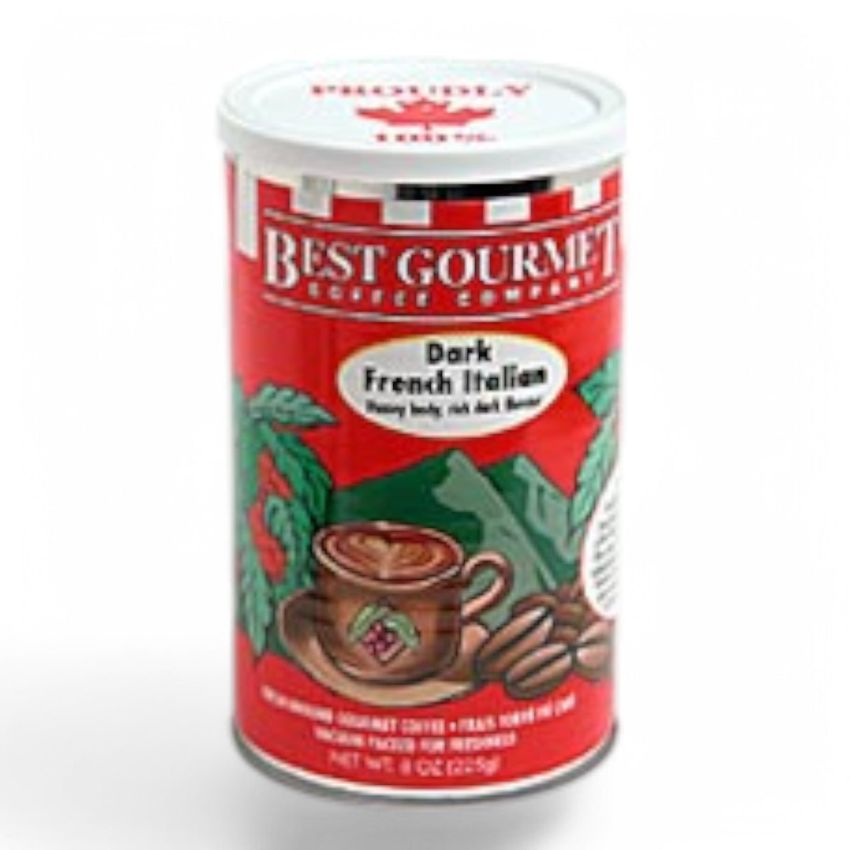 Dark French Roast - 225g Ground Coffee Tin - Dark Roast Coffee - Drip ...