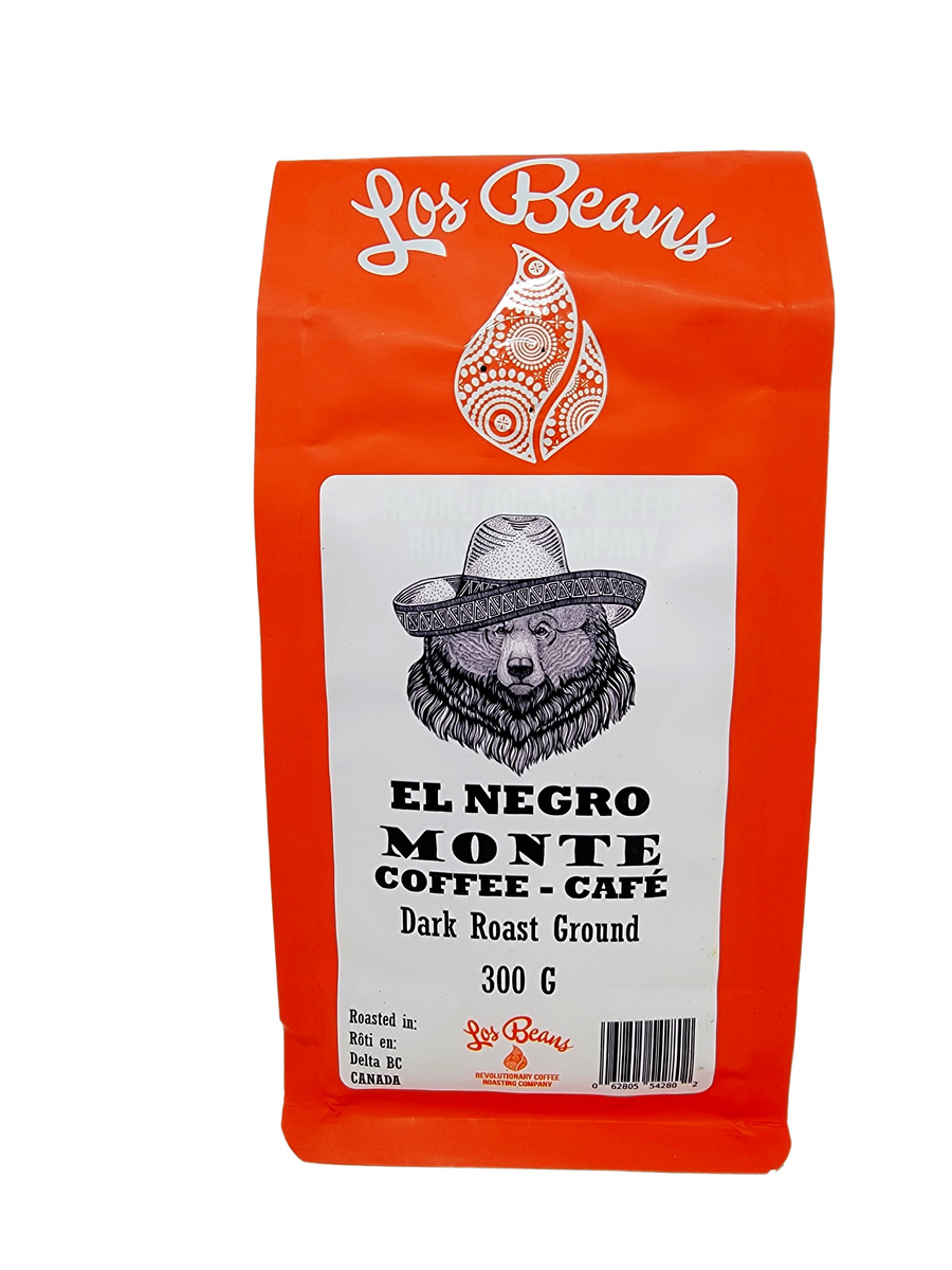 Los Beans El Negro Monte Dark Roast 300g Ground. – Delta Coffee Works